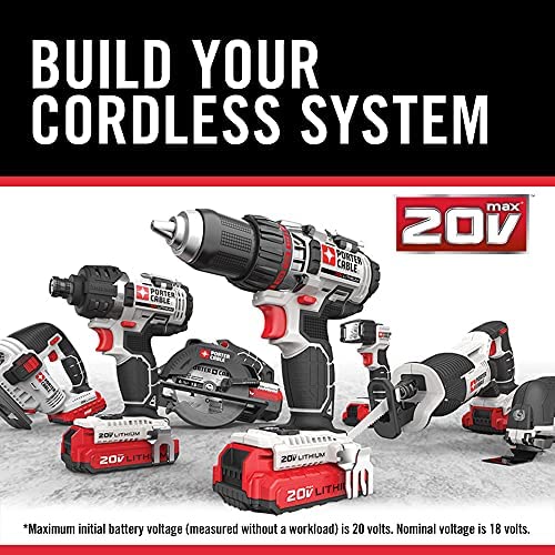 Shop PORTER-CABLE 20V MAX* Impact Driver Kit, Cordless, 1/4-Inch ...